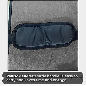 LYBOSH Outdoor Patio Cushion Furniture Organizer Bag Extra Large Storage Duffle Bag 59 inches L x 20 inches W x 27.5 inches H with Shoulder Strap and Handles, Big Foldable Duffle Bag