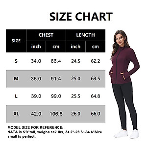 COZZIPLUS Women Zip up Athletic Running Jacket Lightweight Workout Yoga Top with Thumb Holes and Pocket (Black, M)