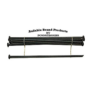 24" x 3/8" Rebar Trap Anchor Stakes - Landscaping, Camping & Trapping (12 PK.)