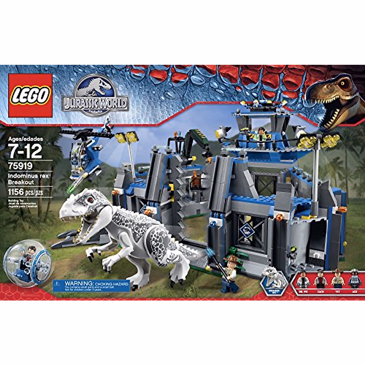 LEGO Jurassic World Indominus Rex Breakout 75919 Building Kit