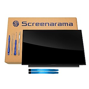 SCREENARAMA New Screen Replacement for NV156FHM-N48, FHD 1920x1080, IPS, Glossy, LCD LED Display with Tools
