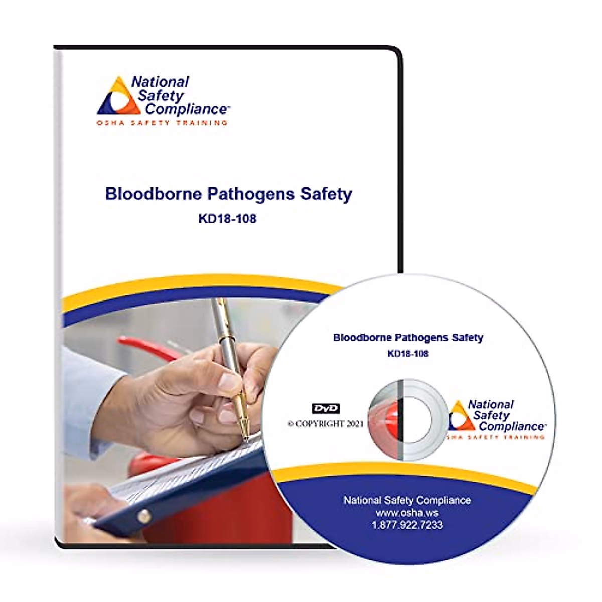 (2018) Bloodborne Pathogens Safety Video Training Kit | Complies with OSHA standard 1910.1030 Bloodborne Pathogens Training For UNLIMITED Number Of Employees With Certificate, Quiz, And More! (DVD English)