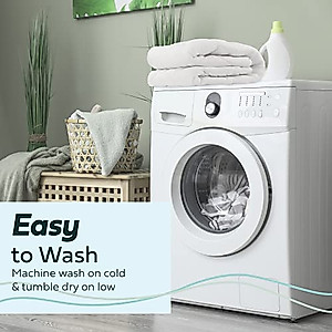 Mandarin Home Collection Ultra Soft Rayon Derived from Bamboo Plush Mattress Topper - Premium Mattress Pad - King