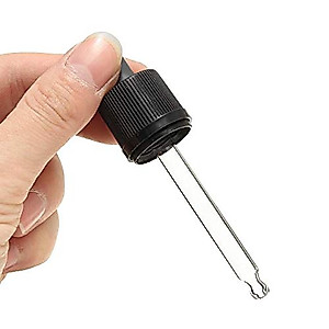 ericotry 6 Pcs Cobalt Blue 0.5 oz / 15 ml Glass Round Dropper Bottles With Glass Droppers Empty Refillable Essential Oil Perfume Aromatherapy Vial Pot Liquid Containers Jars