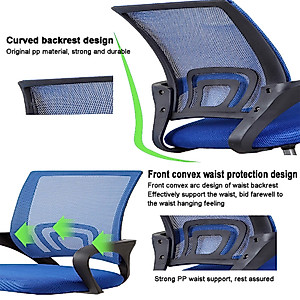 Office Chair Gaming Chair Computer Chair Mesh Ergonomic Computer Chair,Desk Chair Height Adjustable Executive Swivel Chair for Men Adults Conference,High Back Home Office Chair wit