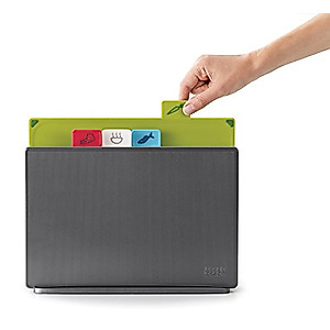 Joseph Joseph Cutting Board Set, Index Small, Graphite