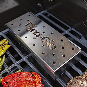 Dyna-Glo DG9SB-D Stainless Steel Hinged SS Smoker Box, Silver