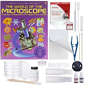 AmScope - Compound Microscope Accessory and Book Kit: Preparation and Culturing - AK-MSP02