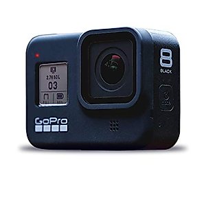 GoPro HERO8 Black Digital Action Camera - Waterproof, Touch Screen, 4K UHD Video, 12MP Photos Live Streaming, Stabilization - with Cleaning Set + 64GB Memory Card and More - Starter Bundle