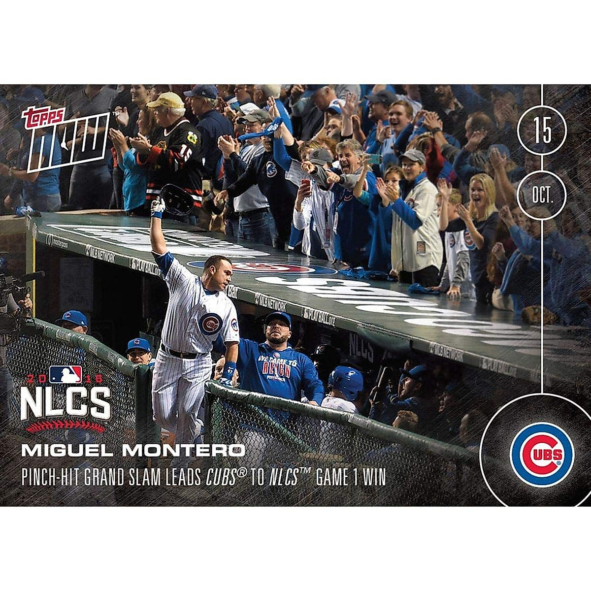 MLB Chicago Cubs Miguel Montero #589 Topps Now Trading Card