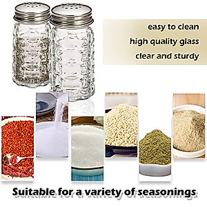 1st Choice FBA_BCK31360 Retro Style Salt and Pepper Shakers with Stainless Tops (2), 1, Original Version