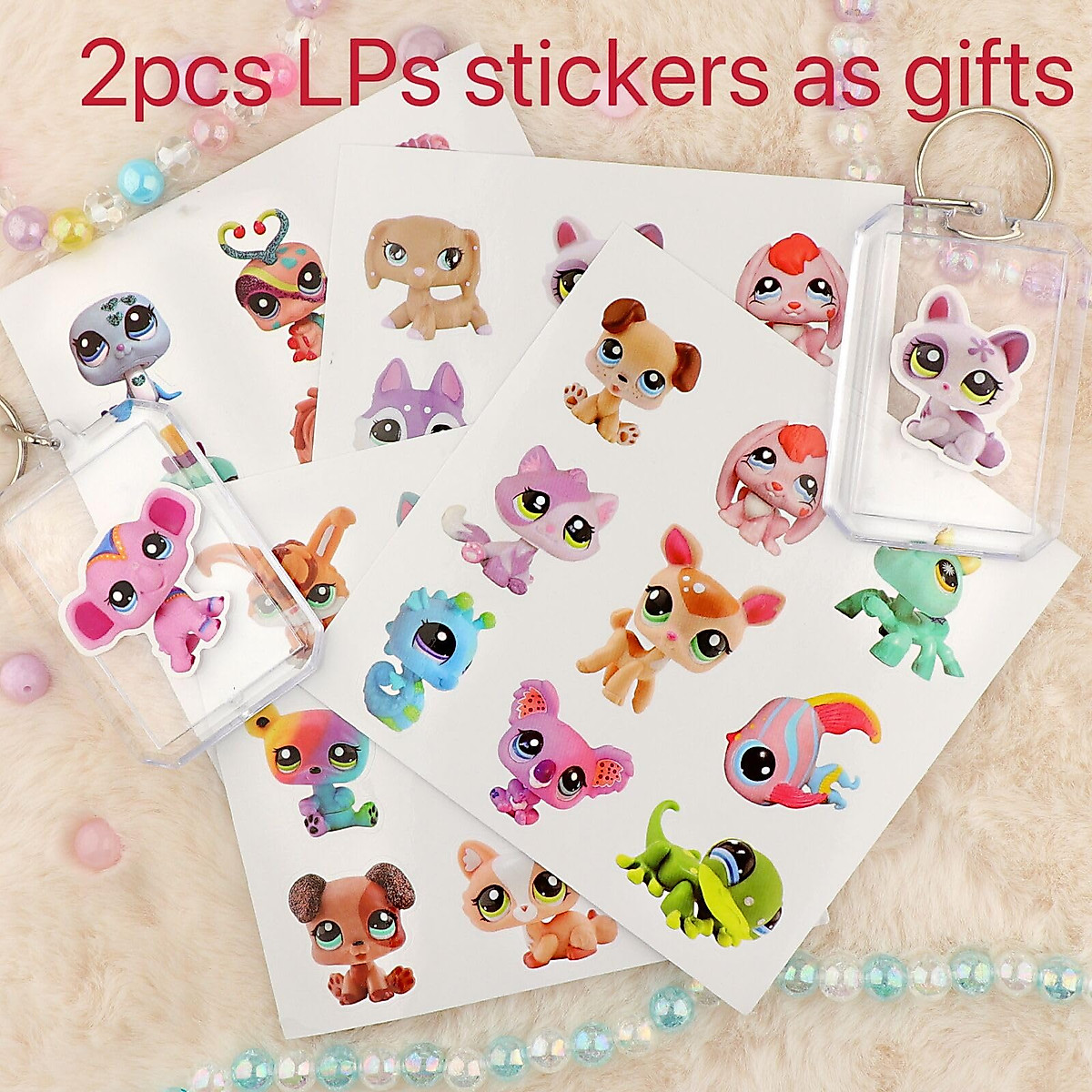 RIYES LPS Crouching Cat #1628 Animal Figures Collectible lps Toy with lps Accessories Rare Old LPS Pets Mini Pet Shop for Kids Xmas Gift (LPS Crouching Cat 1628)