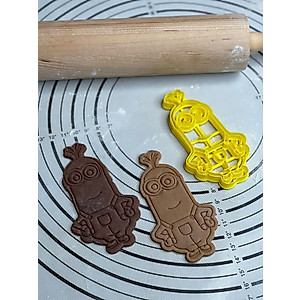 Kevin Cookie Cutter & Mold 5.2-Inch-Scale Produced by 3D Kitchen Art