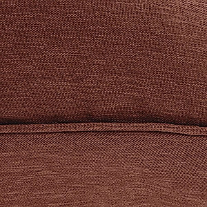 Classic Accessories Montlake FadeSafe Water-Resistant 18 x 2 Inch Round Outdoor Chair Seat Cushion Slip Cover, Patio Furniture Cushion Cover, Heather Henna Red