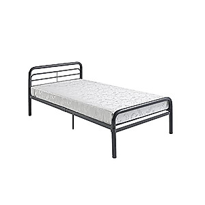 DHP Carter 6 Inch Twin Mattress with Thermobonded Core and Jacquard Cover, White