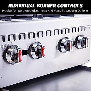 Hakka 4-Burner Gas Countertop Hotplates - High-Performing, Efficient, and Durable Cooking Solution