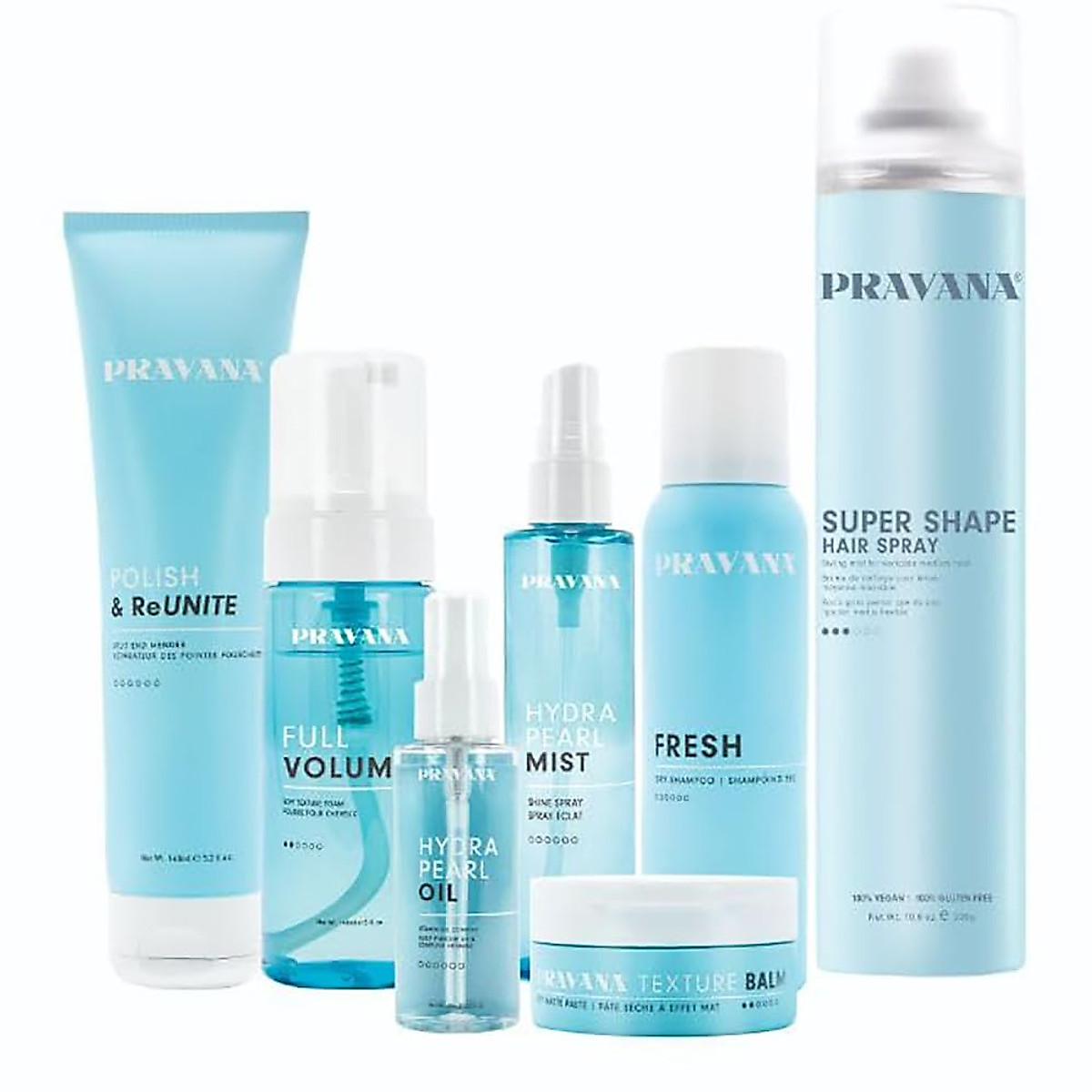 PRAVANA Polish & Reunite Split End Mender | Lightweight Styling Cream | Improves Smoothness, Manageability, Shine | Hydrolyzed Oat Protein Tames Frizz & Smooths Hair | 5.2 Oz