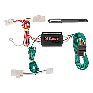 CURT 56149 Vehicle-Side Custom 4-Pin Trailer Wiring Harness, Fits Select Hyundai Accent Sedan , Black
