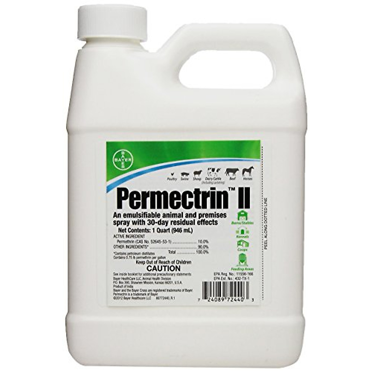 Bayer Permectrin II Insecticide, 32-Ounce