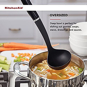 KitchenAid Classic Soup Ladle, One Size, Black 2