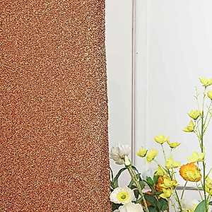 TABLECLOTHSFACTORY 6ft Shiny Antique Gold Spandex Fit Round Top Backdrop Frame Stand Cover, 2-Sided Metallic Sparkly Wedding Arch Cover