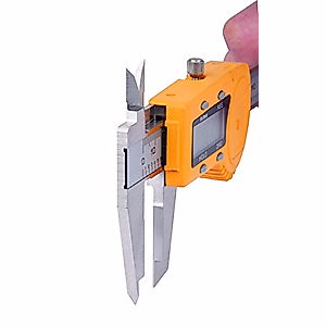 Gold Plus Only from Amazon - Absolute Origin 0-6" Digital Electronic Caliper - Extreme Accuracy, Yellow