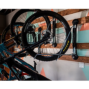Steadyrack Bike Racks - Mountain Bike Rack - Wall Mounted Bike Rack Storage Solution for Your Home, Garage, or Bike Park