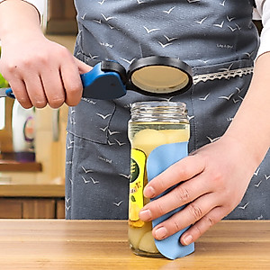 LGAQCOX 2 Pcs Jar Opener, jar opener for Weak Hands with Retractable Adjustment Design, Jar Lid Opener Tool for Weak Hands, Low Strength and Seniors with Arthritis