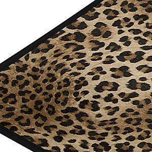 Sexy Leopard Print Kitchen Rug Floor Comfort Mats Bath Rugs Entryway Welcome Non Slip Area Rug for Bedroom Living Room Doormats Home Decor 39" X 20"