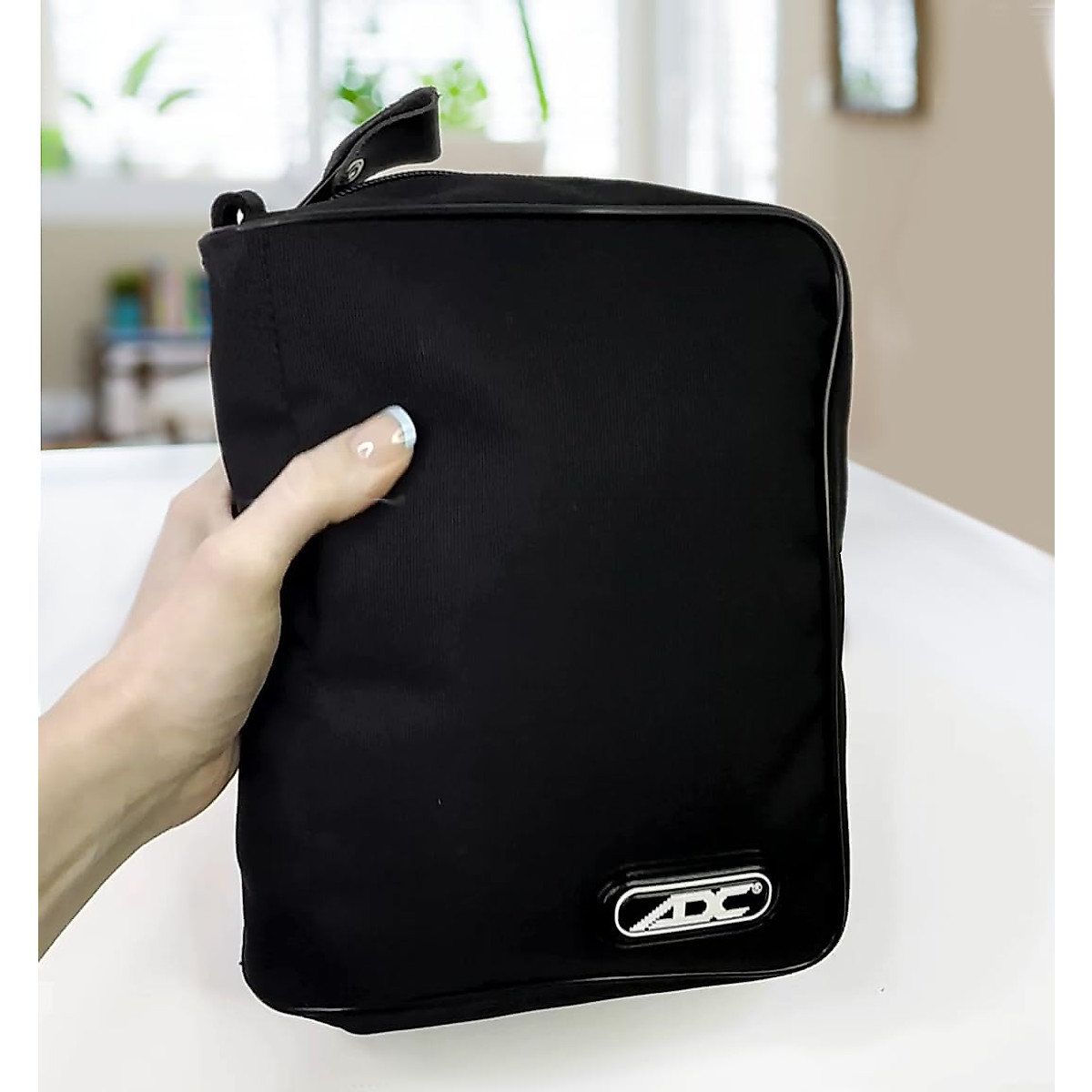 ADC - 732-BK Multikuf 732 4-Cuff EMT Kit with 804 Portable Palm Aneroid Sphygmomanometer, Child, Small Adult, Adult and Large Adult Blood Pressure Cuffs (13-50 cm), Nylon Zipper Storage Case, Black