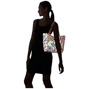 Desigual Women's PU Shopping Bag, Red, U