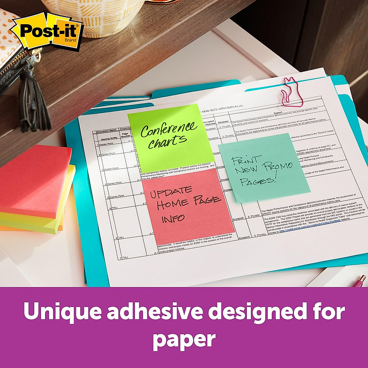 Post-it Pop-up Note and Flag Dispenser, Designer Series for 3x3 in Pop-up Style Notes and Flags (DS100)