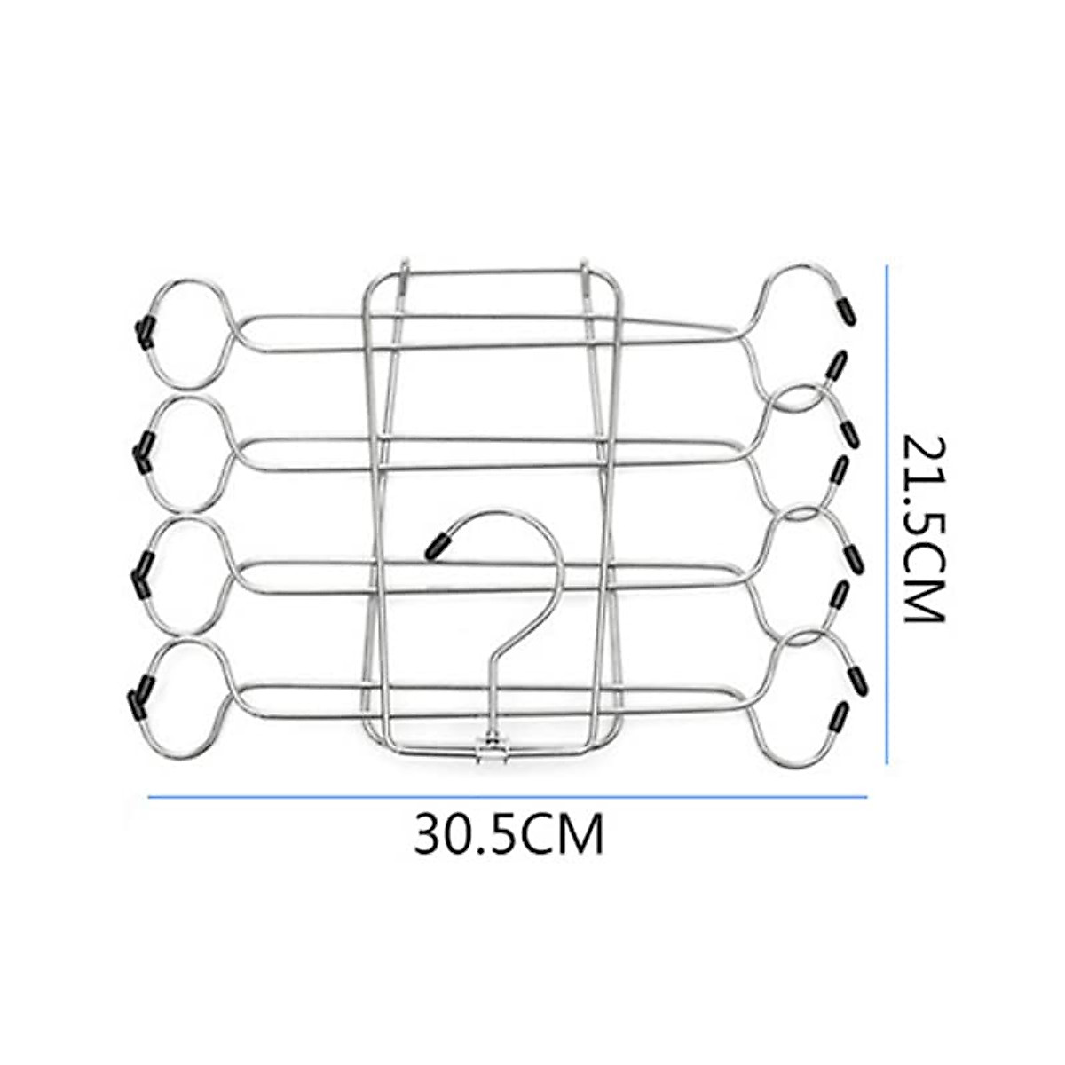 Multi Layer Underwear Drying Hanger, 360 Degree rotatable Folding Sling Hanger Seamless Multi Function Clothes Drying Rack (4 Layers)