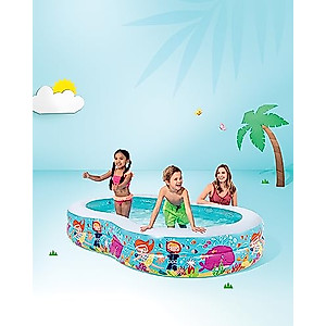 Intex Pool Snorkel Fun Swim Centre Pool,103 inch X 63 inch X 18 inch, for Ages 3+