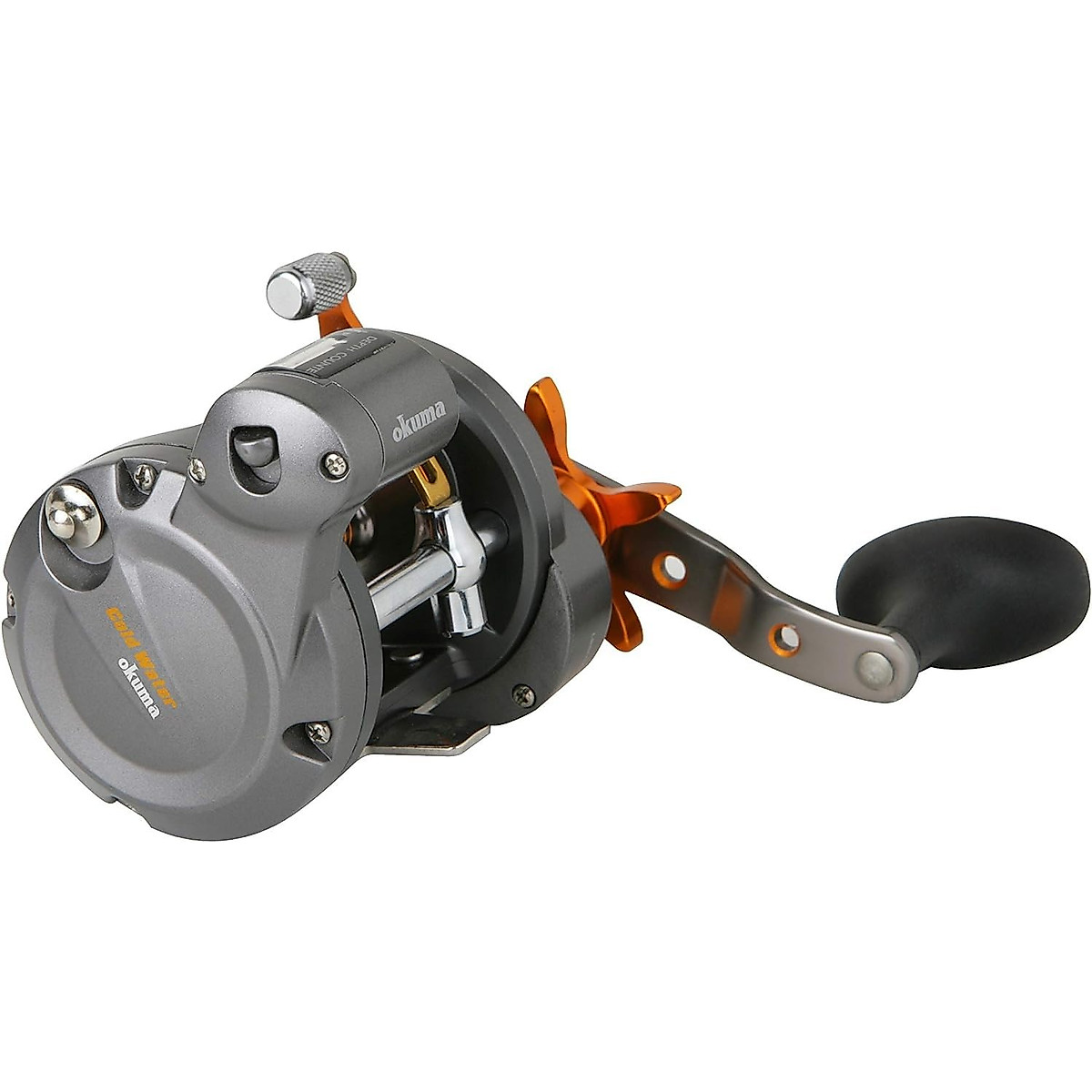 Okuma Fishing Tackle Cold Water Linecounter Trolling Reel CW-203D Silver