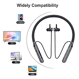 BANIGIPA Bluetooth Headphones Earbuds for TV Watching, Wireless 40ms FastStream Headset Earphones with Mic for Phones, Compatible for Bluetooth Transmitter, 16Hrs Playtime, No Audio Delay