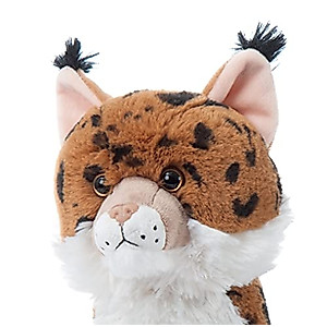 The Petting Zoo Bobcat Stuffed Animal, Gifts for Kids, Wild Onez Zoo Animals, Bobcat Plush Toy 12 inches