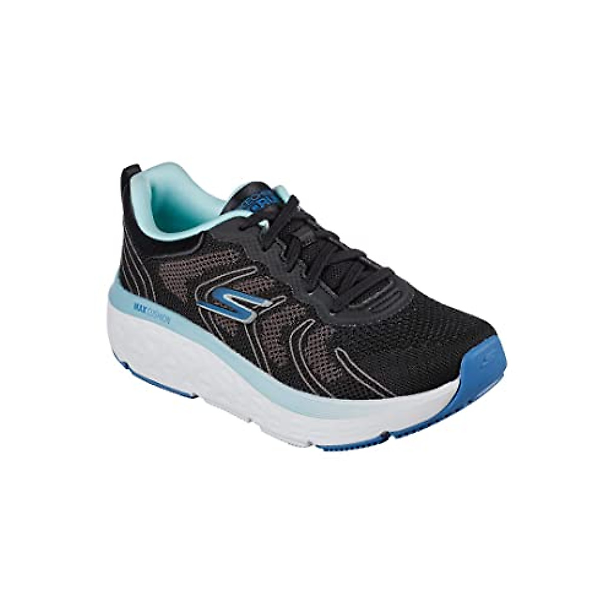 Skechers Max Cushioning Delta Black/Blue 5 B (M)