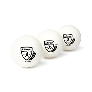 Killerspin 4-Star 40+ White Ping Pong Balls - New Standard ABS Plastic 40mm Table Tennis Balls - Competition Balls for Tournament Play - ITTF Quality (3 White Ball-Pack)