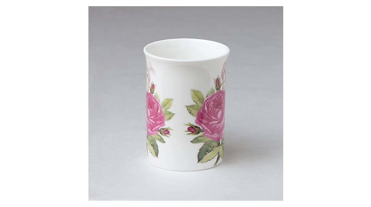 Grace Teaware 9oz Floral Bone China Mug Set of 4