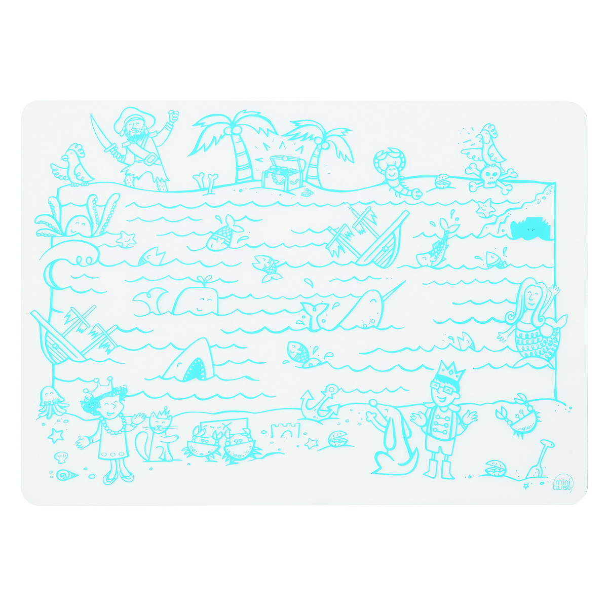 modern-twist 10 x 14 Reusable Coloring Doodle Mats, 100% Food-Grade Silicone, Bundle, Pack of 3