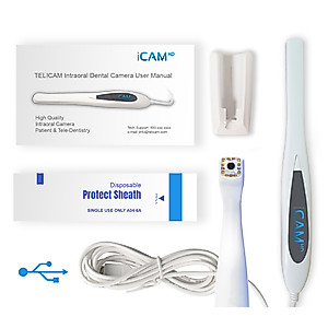 TELICAM Intraoral Camera Dental, Works with Eaglesoft, Dexis, Apeteryx, Carestream, Tigerview