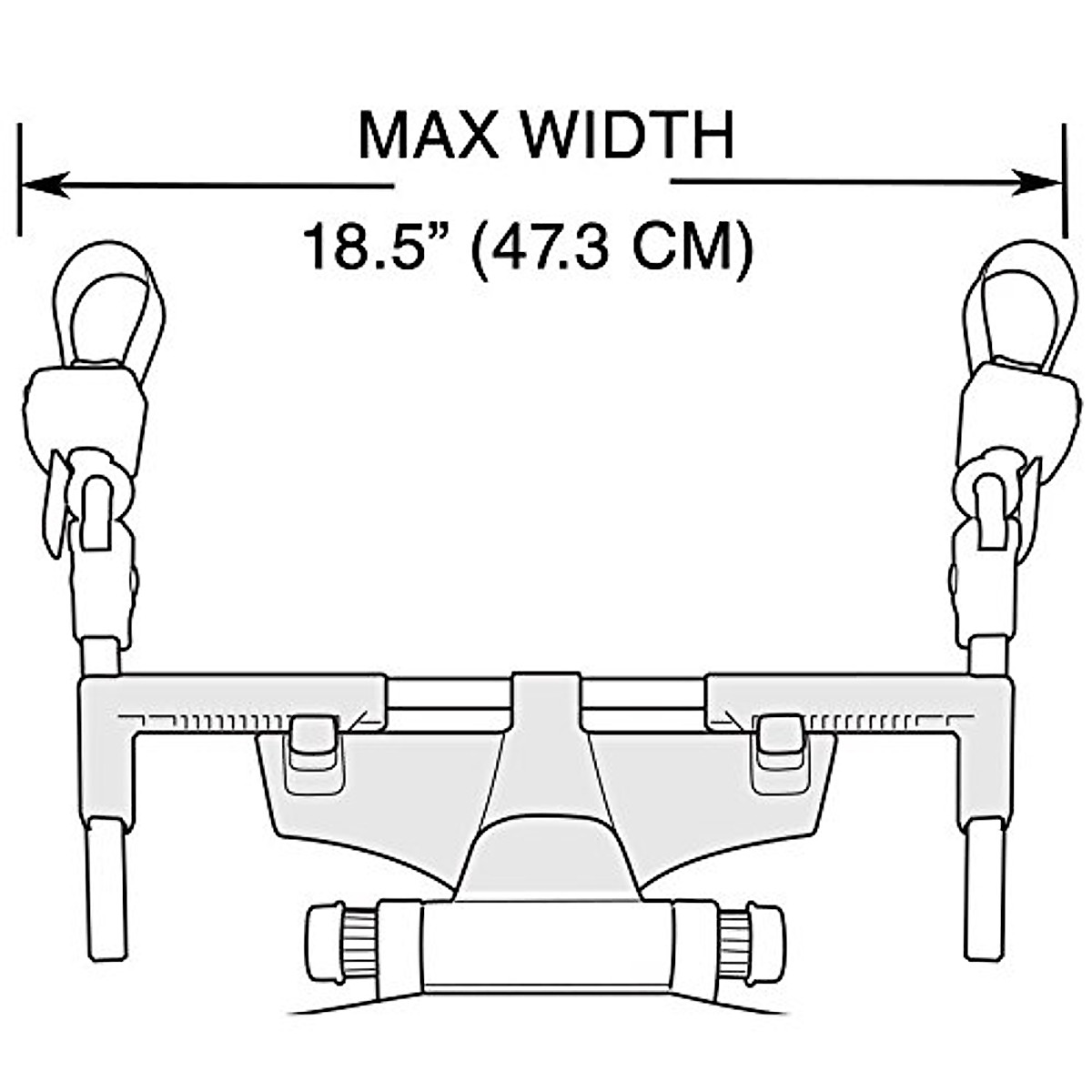 guzzie+Guss Hitch Full Suspension Ride-On Stroller Board, Compatible with All Styles of Strollers; Joggers, Prams, Full-Sized, and Umbrella Strollers, for Ages Two to Five Years, Max Weight 62 pounds