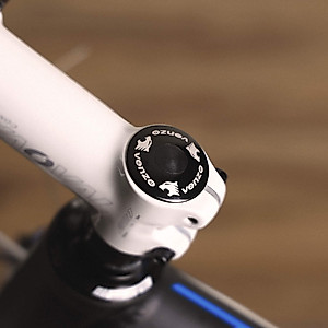 CyclingDeal Venzo Bike Bicycle Fork Tube Lightweight Alloy Star Nut 1-1/8" with Headset Cap Kits - 2 Pack