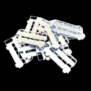 Super Cool Creations Bus Shaped Crafting Mirrors, Set of 10, Many Colours, Shatterproof Acrylic, Lime Green, Pack of 20 x 2cm