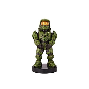 Cable Guys - Halo Figures Master Chief Infinite Gaming Accessories Holder & Phone Holder for Most Controller (Xbox, Play Station, Nintendo Switch)