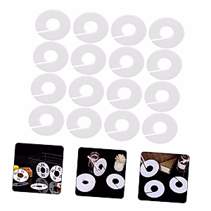 Cabilock Clothes Size Dividers Round 20 Pack Closet Wardrobe Separator Hooks for Easy Hanging