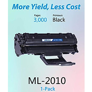 MM MUCH & MORE Compatible Toner Cartridge Replacement for Samsung 2010D3 ML-2010D3 2010 High Yield to use for ML-2010 ML-2010R ML-2510 ML-2570 ML-1610 ML-2571N SCX-4521F 4321 Printers (1-Pack)
