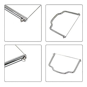 HONBAY 2PCS Stainless Steel Butter Cheese Wire Cutters Slicers Knives for Kitchen (perfect for soft cheese)