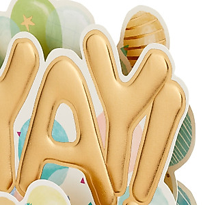 Hallmark Paper Wonder Congratulations Pop Up Card (Yay, Balloons) for Birthdays, Graduations, Promotions, Celebrations